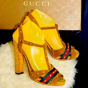 Gucci | Shoes | Gucci Heels With Gucci Buckle | Poshmark